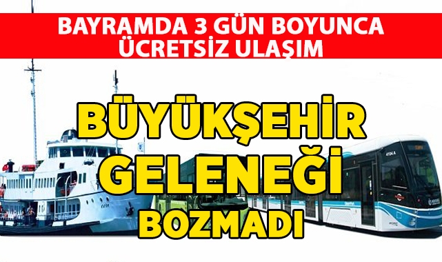 Bayramda 3 gün boyunca ücretsiz ulaşım - Güncel - Mavi Kocaeli Gazetesi Bayramda 3 gün boyunca ücretsiz ulaşım - Güncel - Mavi Kocaeli Gazetesi